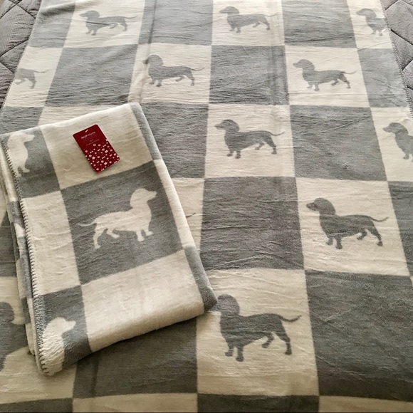 INUP Home | Bedding | Inup Home Fine Linens Gray Dachshund Reverse ...